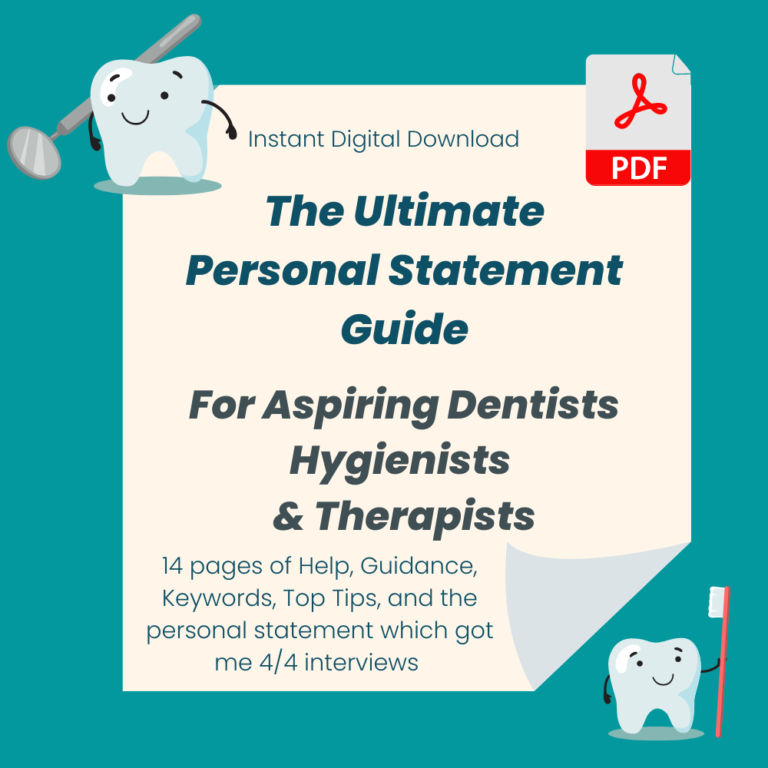 How To Get An Offer - Top Dental Personal Statement Example